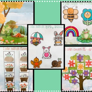 Busy Book Educational Activities - Spring Toddler + Preschool Busy ...