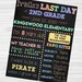 Last Day of School Sign Printable and Customizable Sign for Quarantine ...