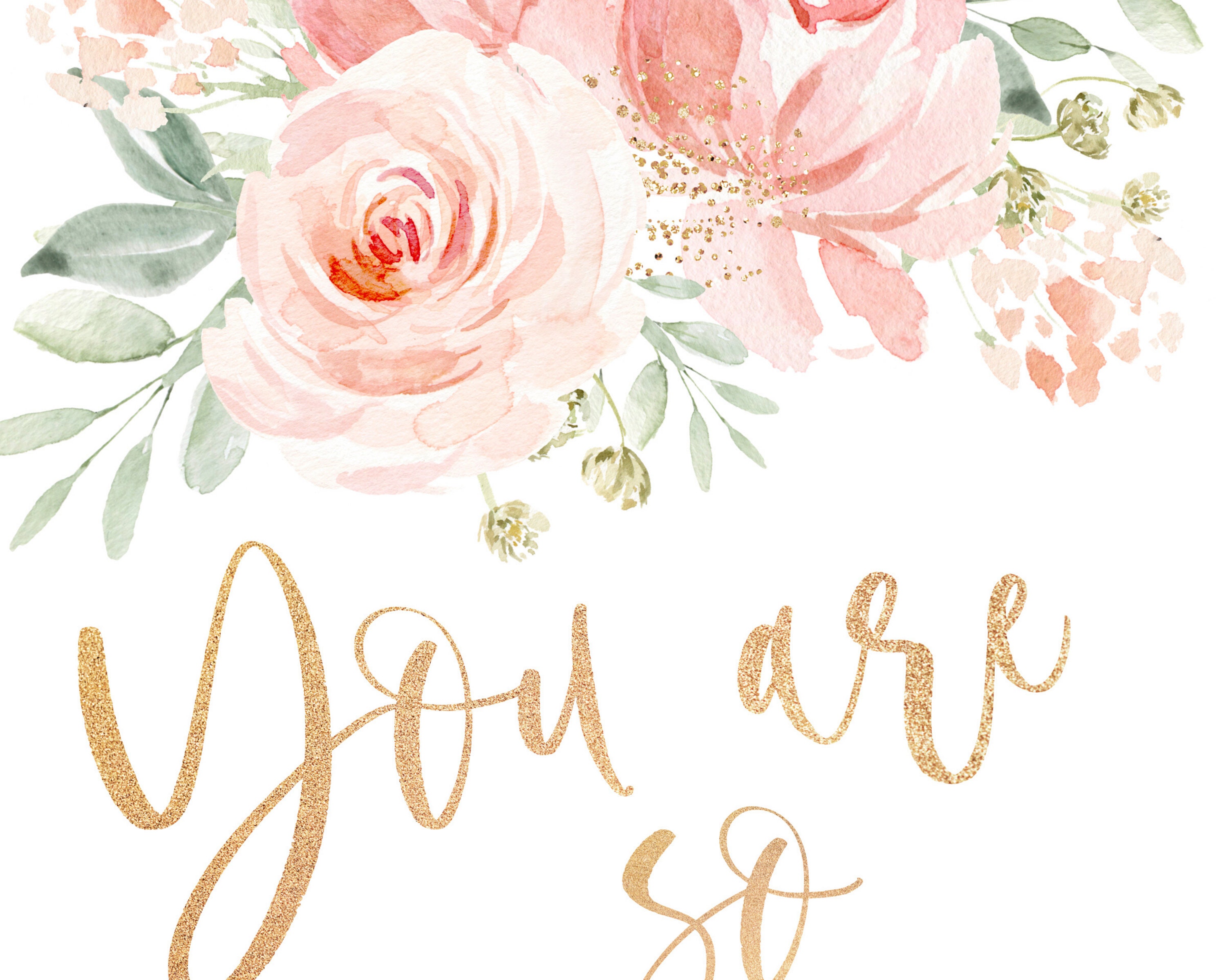 Printable Pink Nursery Wall Decor for Baby Girl Nursery - Etsy