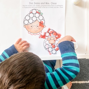 Christmas Toddler + Preschool Dot Activity Printables -fine Motor ...