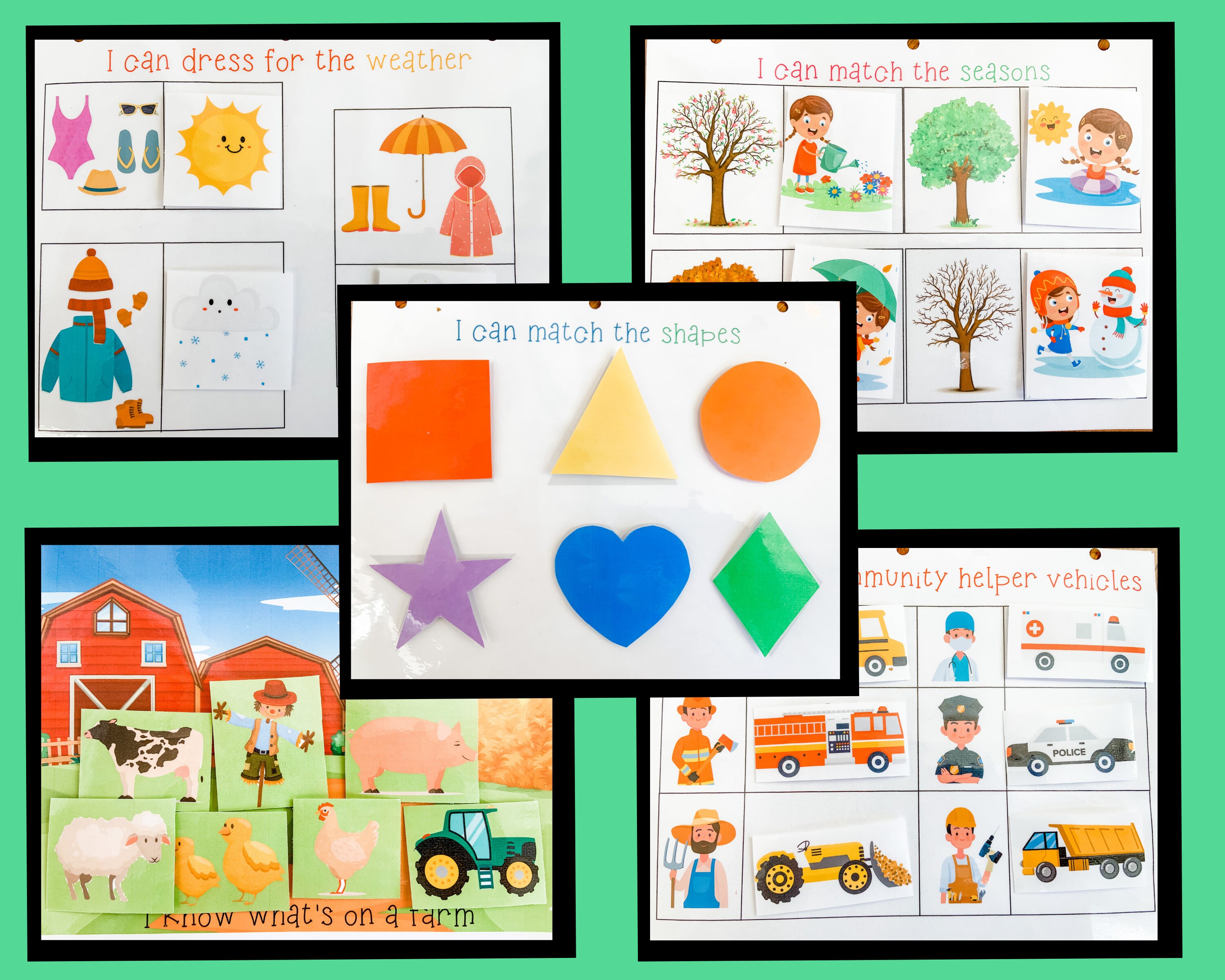 Printable DIY Toddler Busy Binder quiet Book of Learning and - Etsy ...