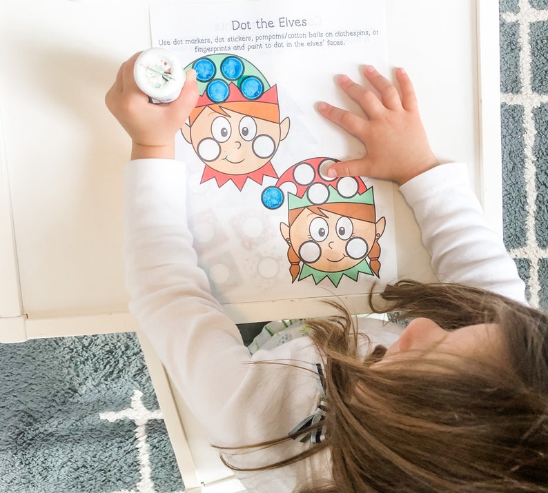 Christmas Toddler + Preschool Dot Activity Printables -fine Motor ...