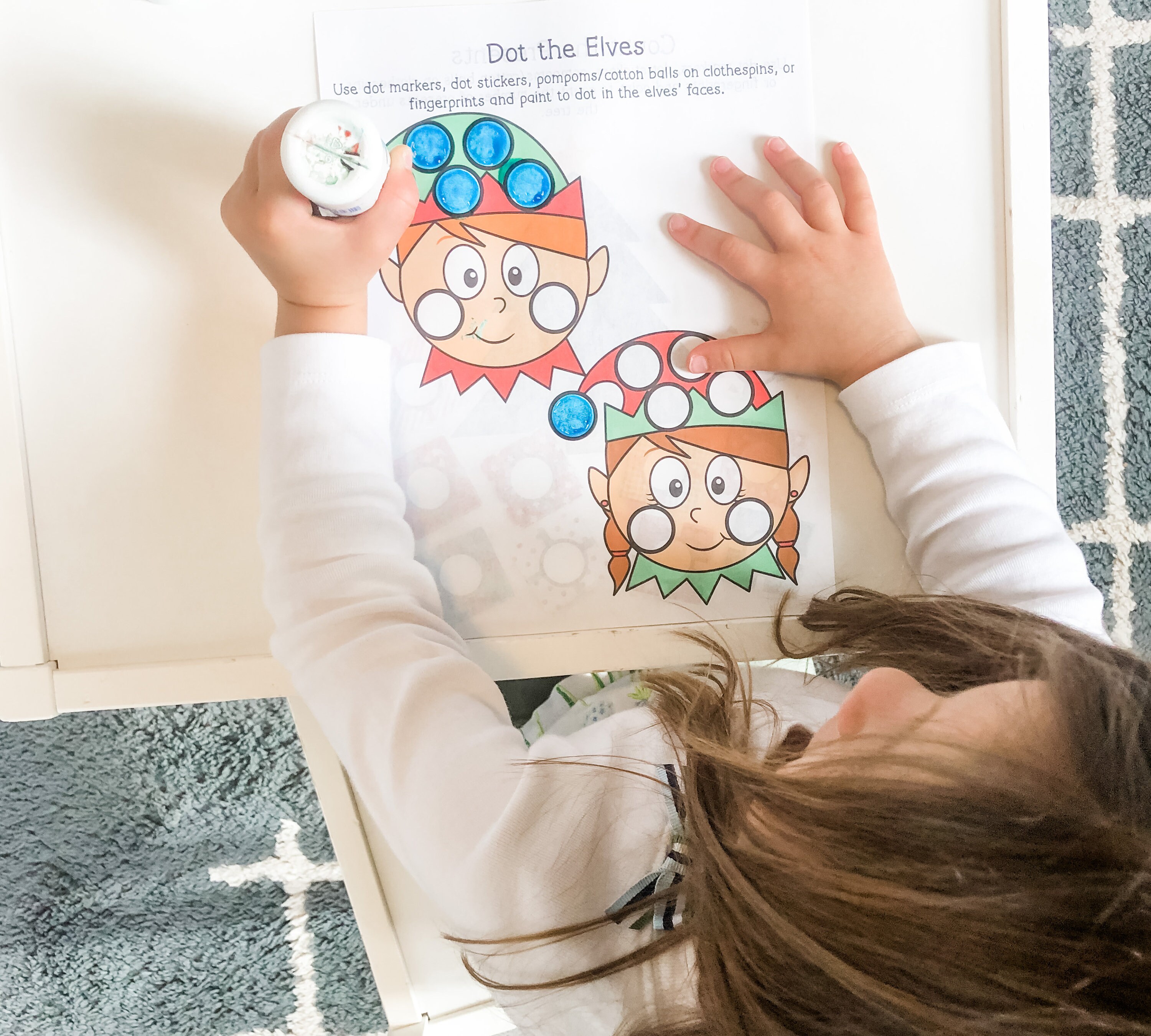 Christmas Toddler Preschool Dot Activity Printables fine - Etsy