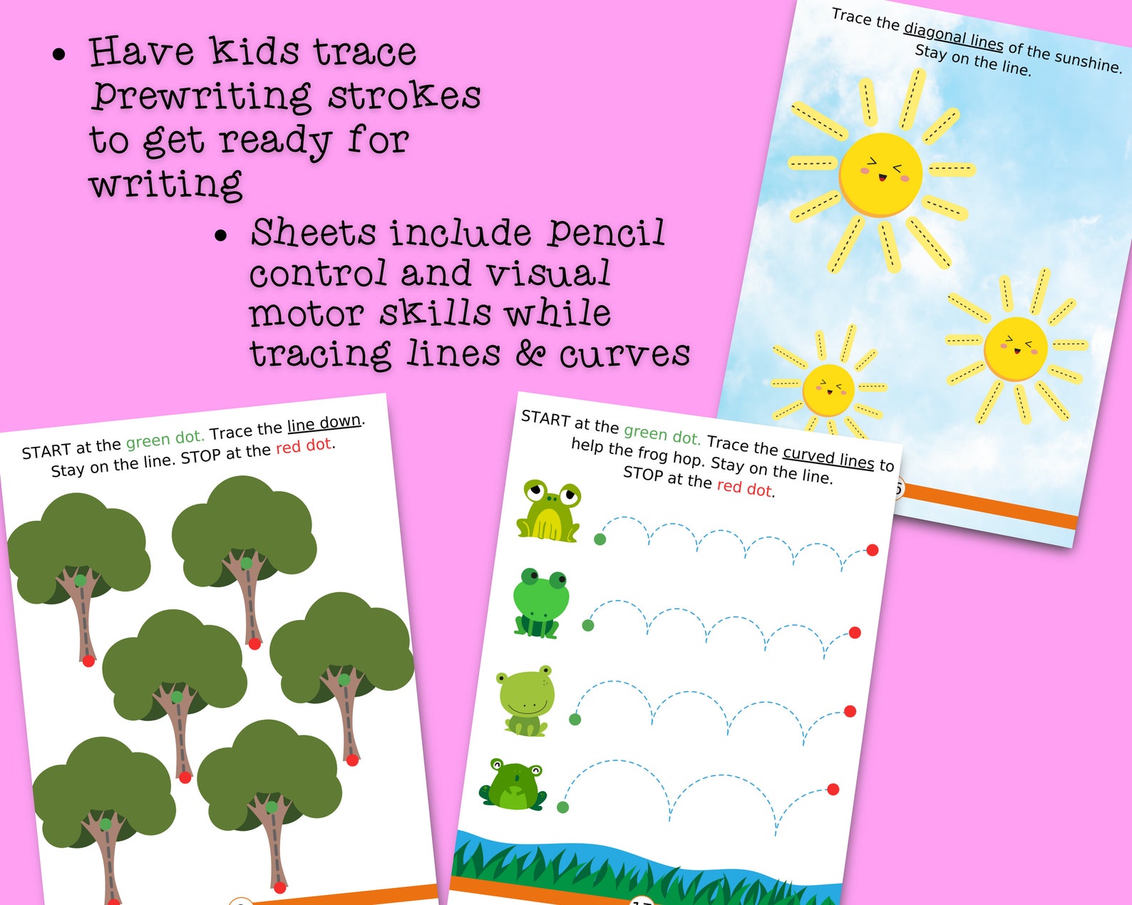 Toddler + Preschool Educational Activities - Tracing and Prewriting ...