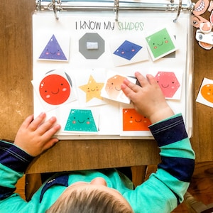 Printable DIY Toddler Busy Binder -quiet Book of Learning and ...