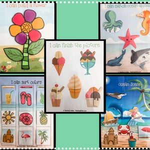 Busy Book Educational Activities - Summer Toddler + Preschool Busy ...