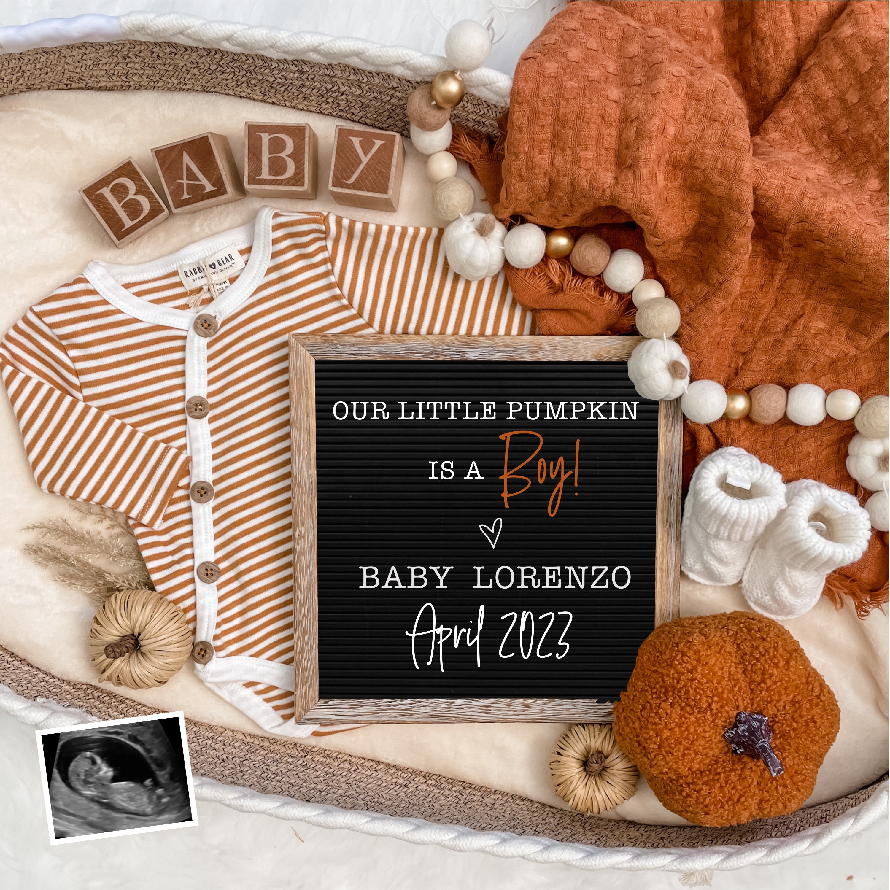 Fall Boy Digital Pregnancy Announcement for Social Media baby - Etsy