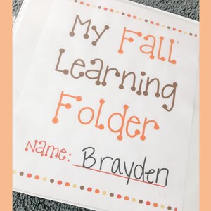 Fall Printable DIY Toddler + Preschool Busy Binder -quiet Book of ...