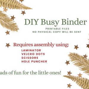 Fall Printable DIY Toddler + Preschool Busy Binder -quiet Book of ...