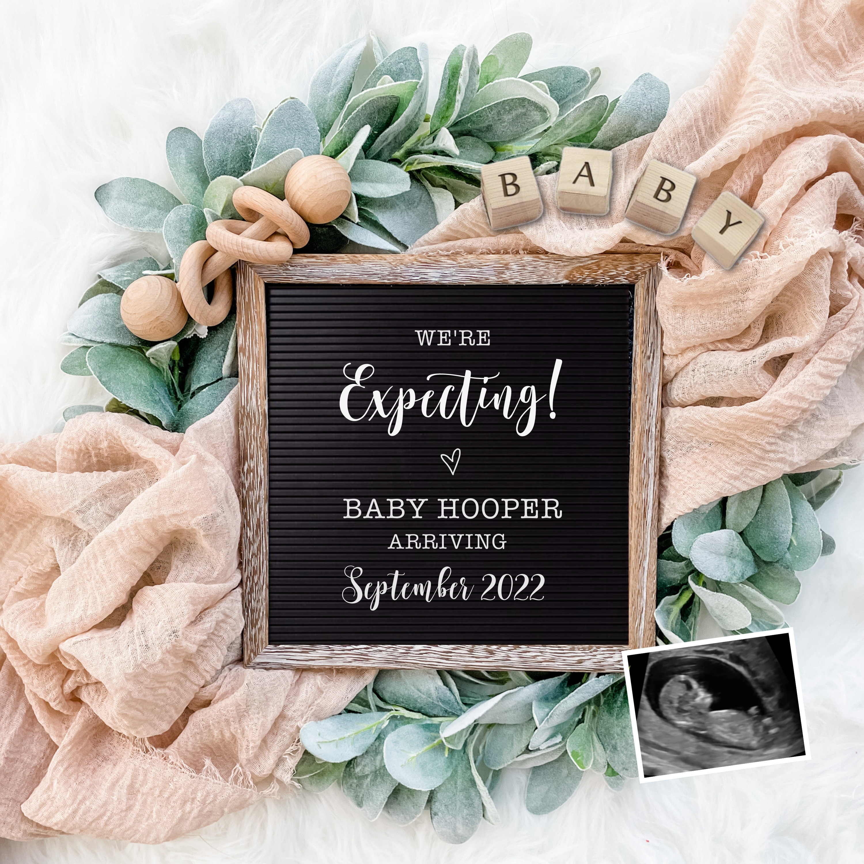 Pregnancy Announcement Digital Download for Social Media -baby ...