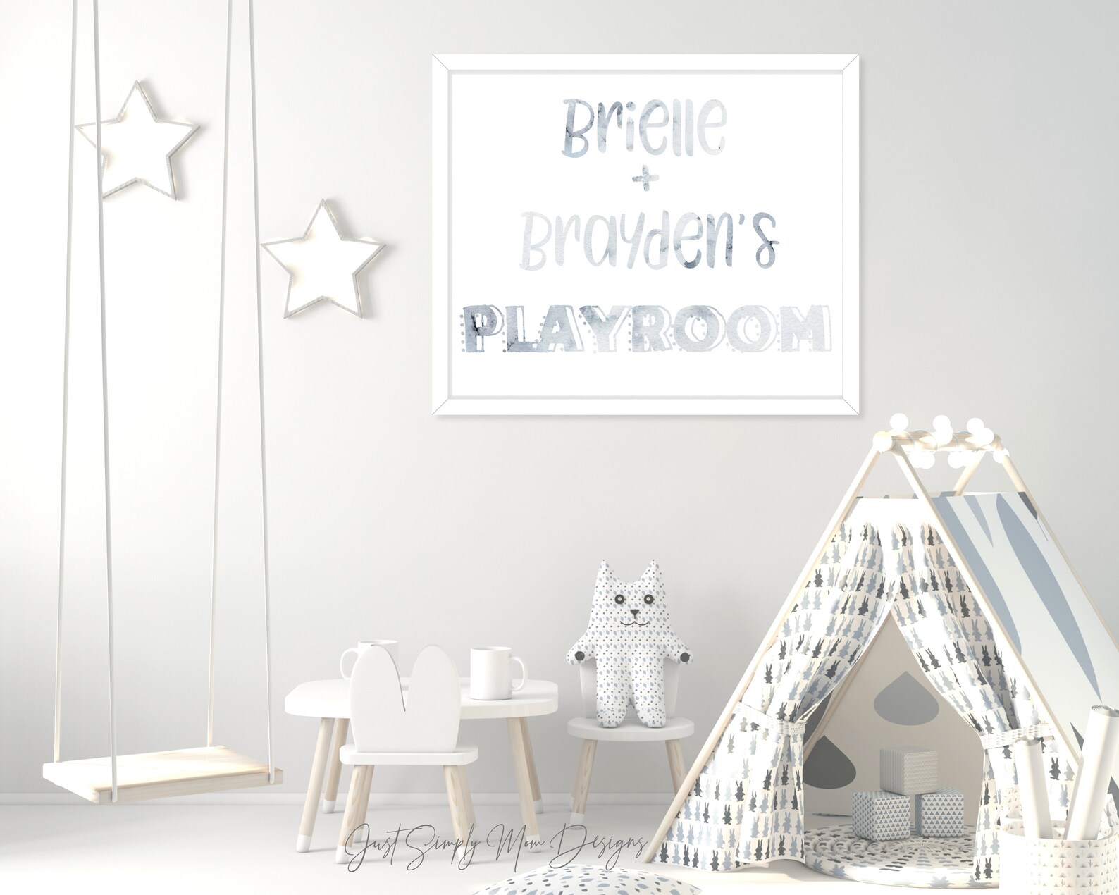 Rainbow Printable Playroom Sign Wall Decor More Colors Kids - Etsy