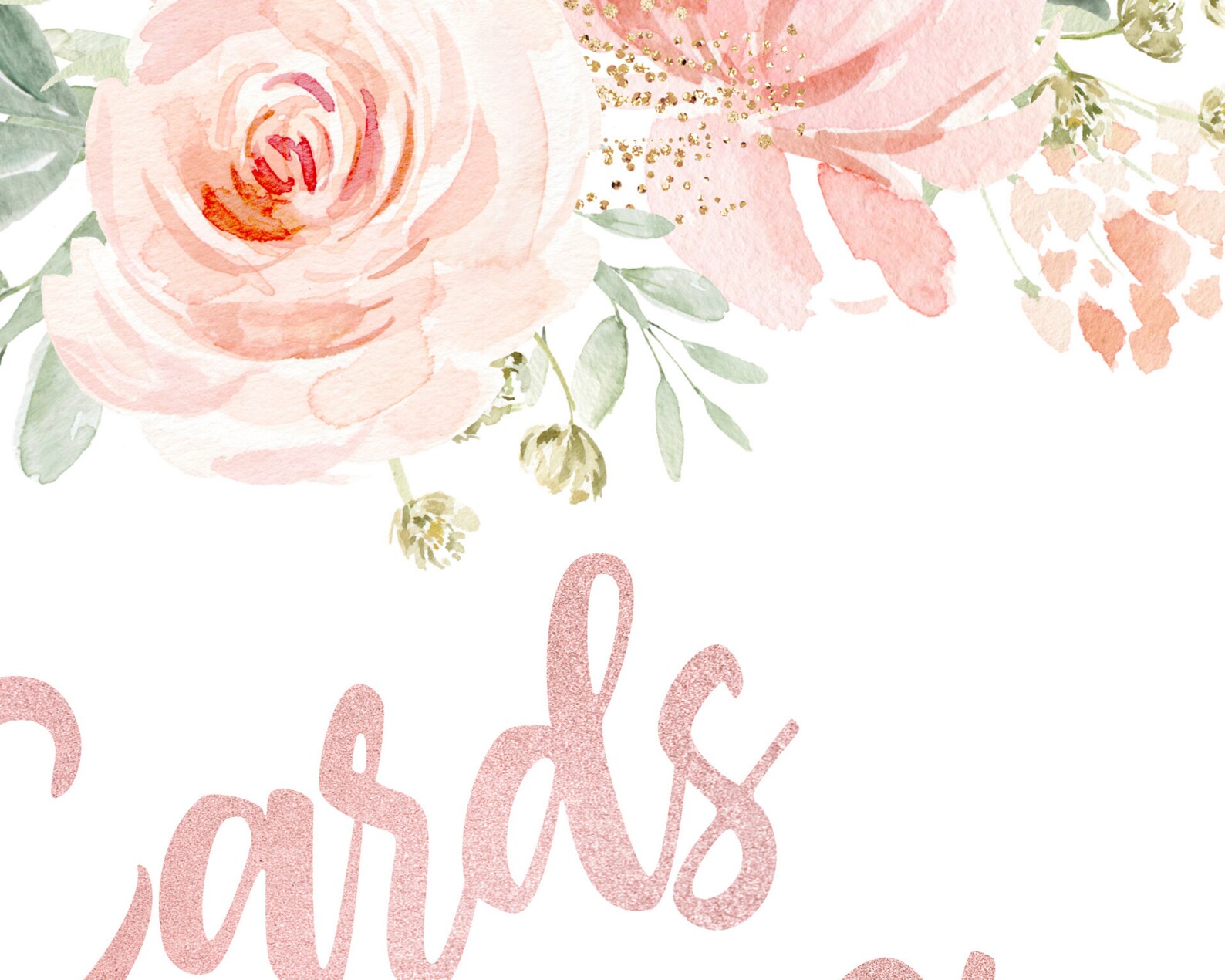 Blush Pink Baby Shower Gifts Sign Printable Feminine Girl - Etsy