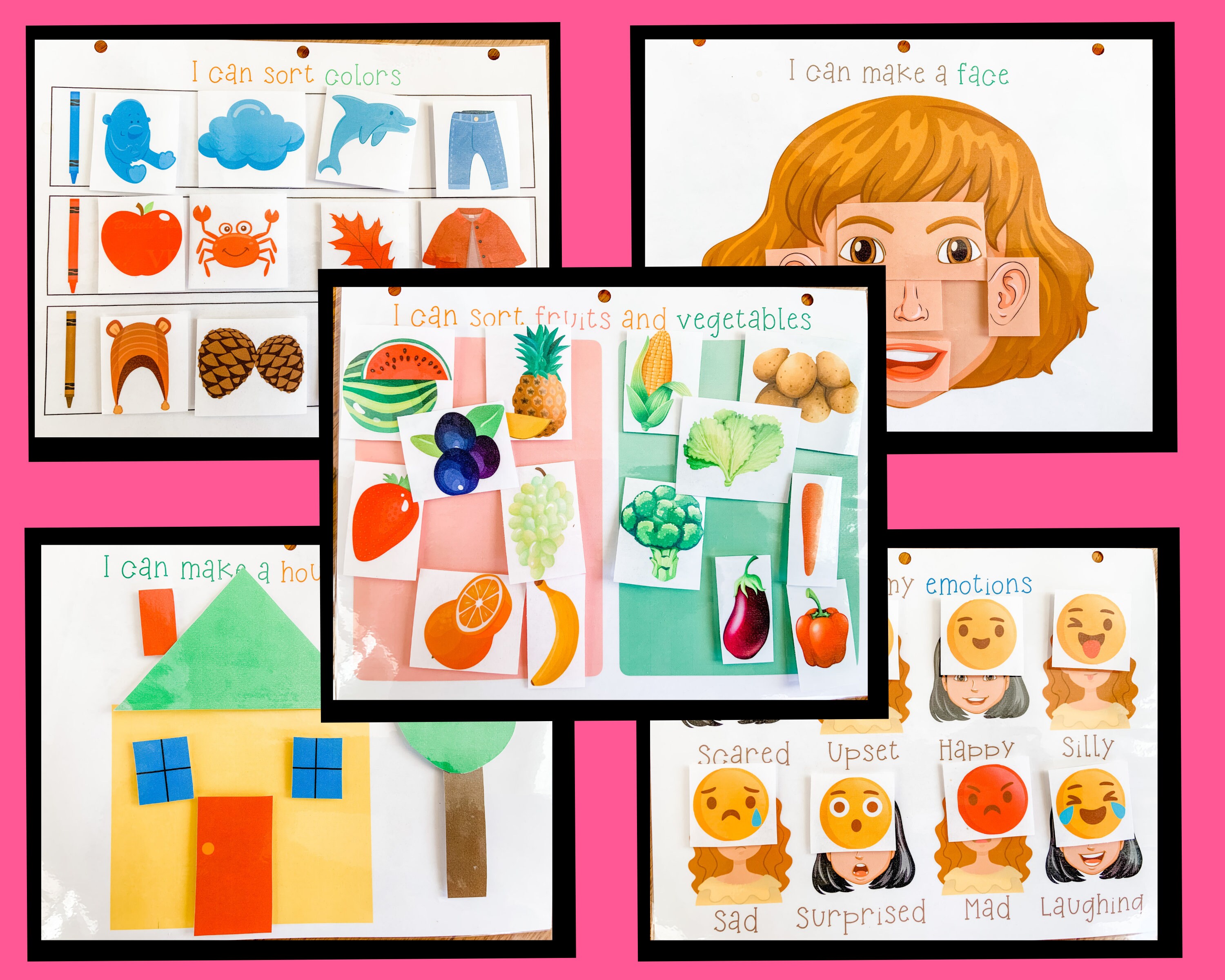 Printable DIY Toddler Busy Binder quiet Book of Learning and - Etsy ...