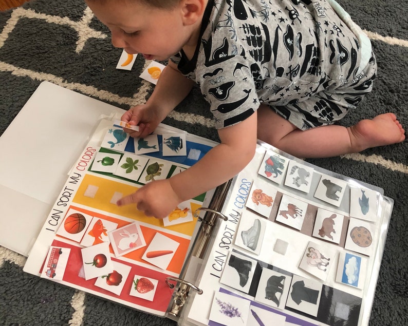 Printable DIY Toddler Busy Binder -quiet Book of Learning and ...