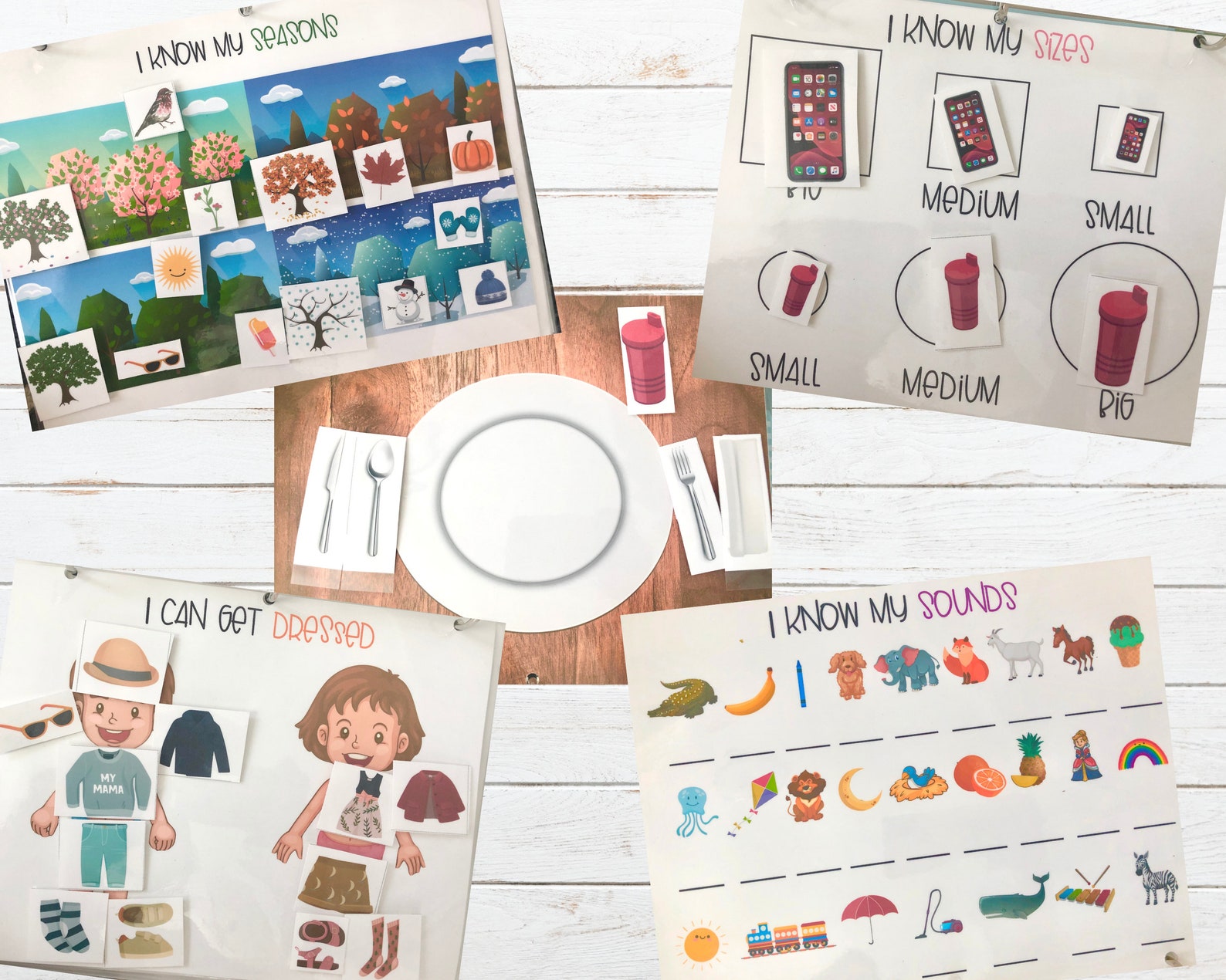 Printable DIY Toddler Busy Binder quiet Book of Learning and - Etsy