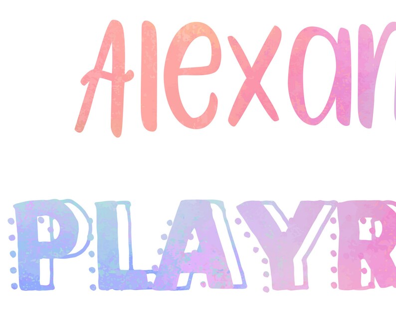 Rainbow Printable Playroom Sign Wall Decor More Colors Kids - Etsy