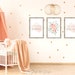 Printable Pink Nursery Wall Decor for Baby Girl Nursery Blush Floral ...