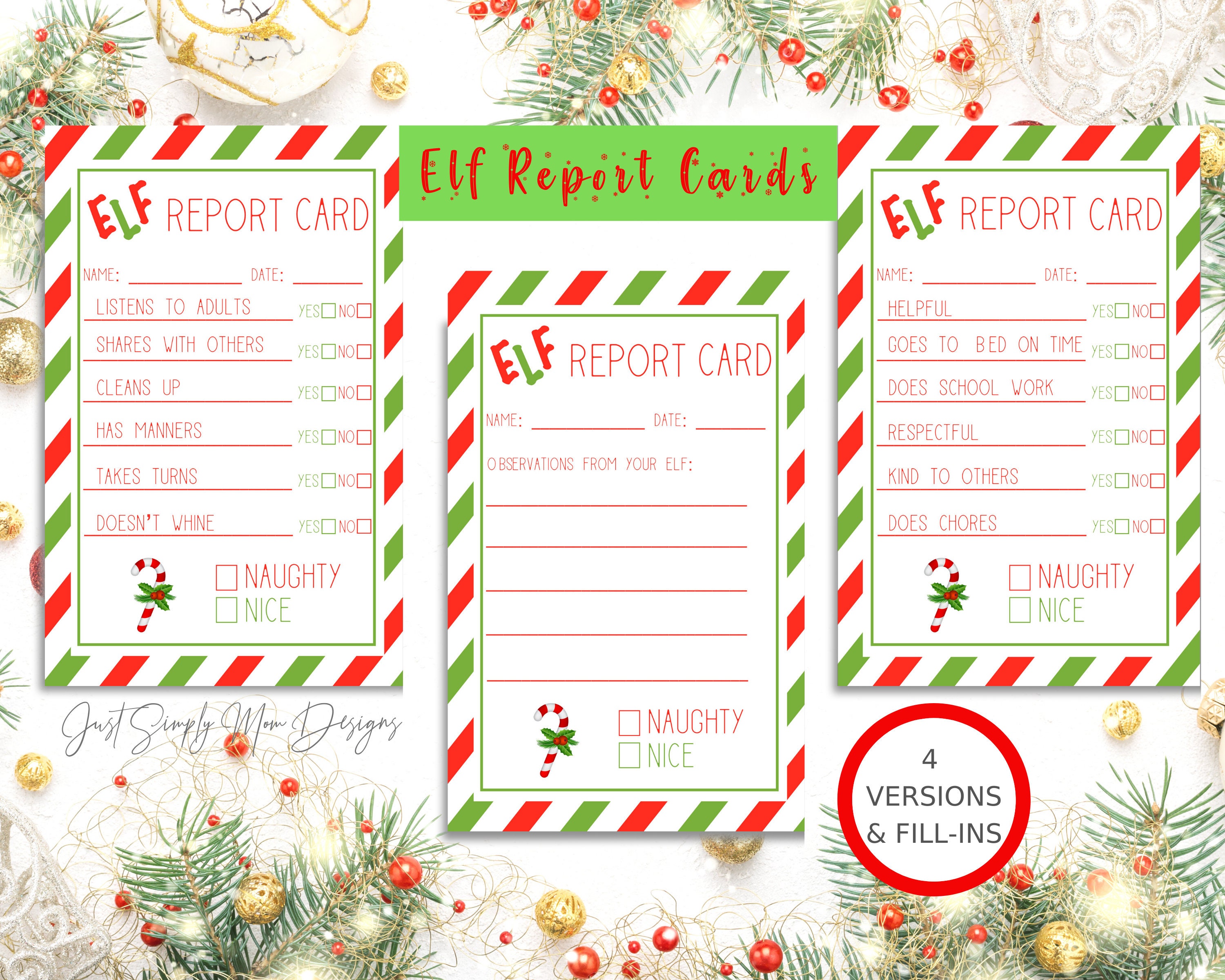 Printable Christmas Elf Letters and Activities-christmas & Holiday ...