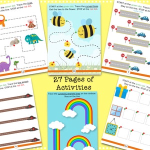 Toddler + Preschool Educational Activities - Tracing and Prewriting ...