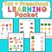 Toddler & Preschool Learning Worksheet Packet quiet Book of Learning ...