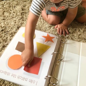 Fall Printable DIY Toddler + Preschool Busy Binder -quiet Book of ...