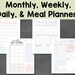 Back to School Planner Printable, Fillable PDF, Printable Organizer for ...