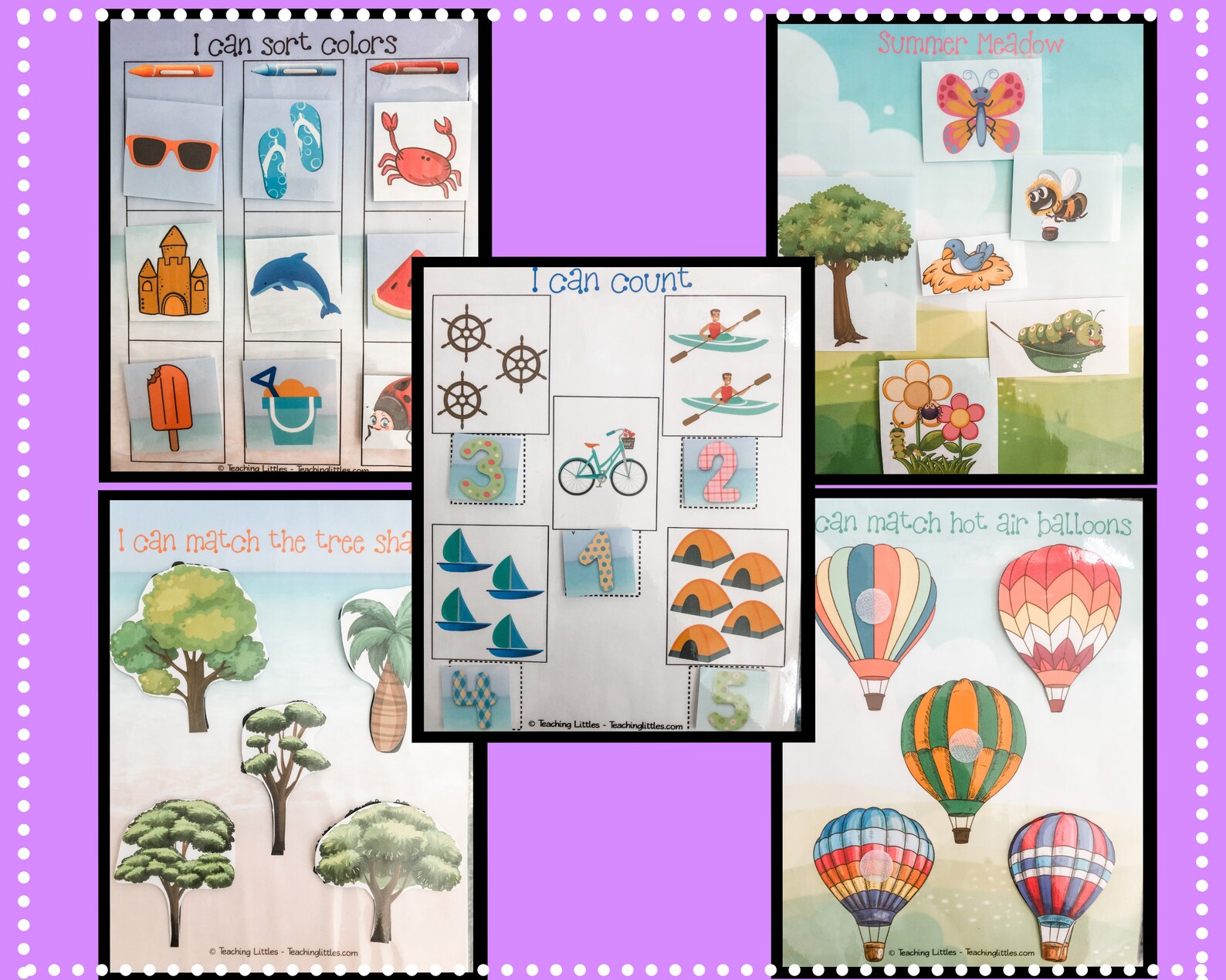 Busy Book Educational Activities Summer Toddler Preschool - Etsy