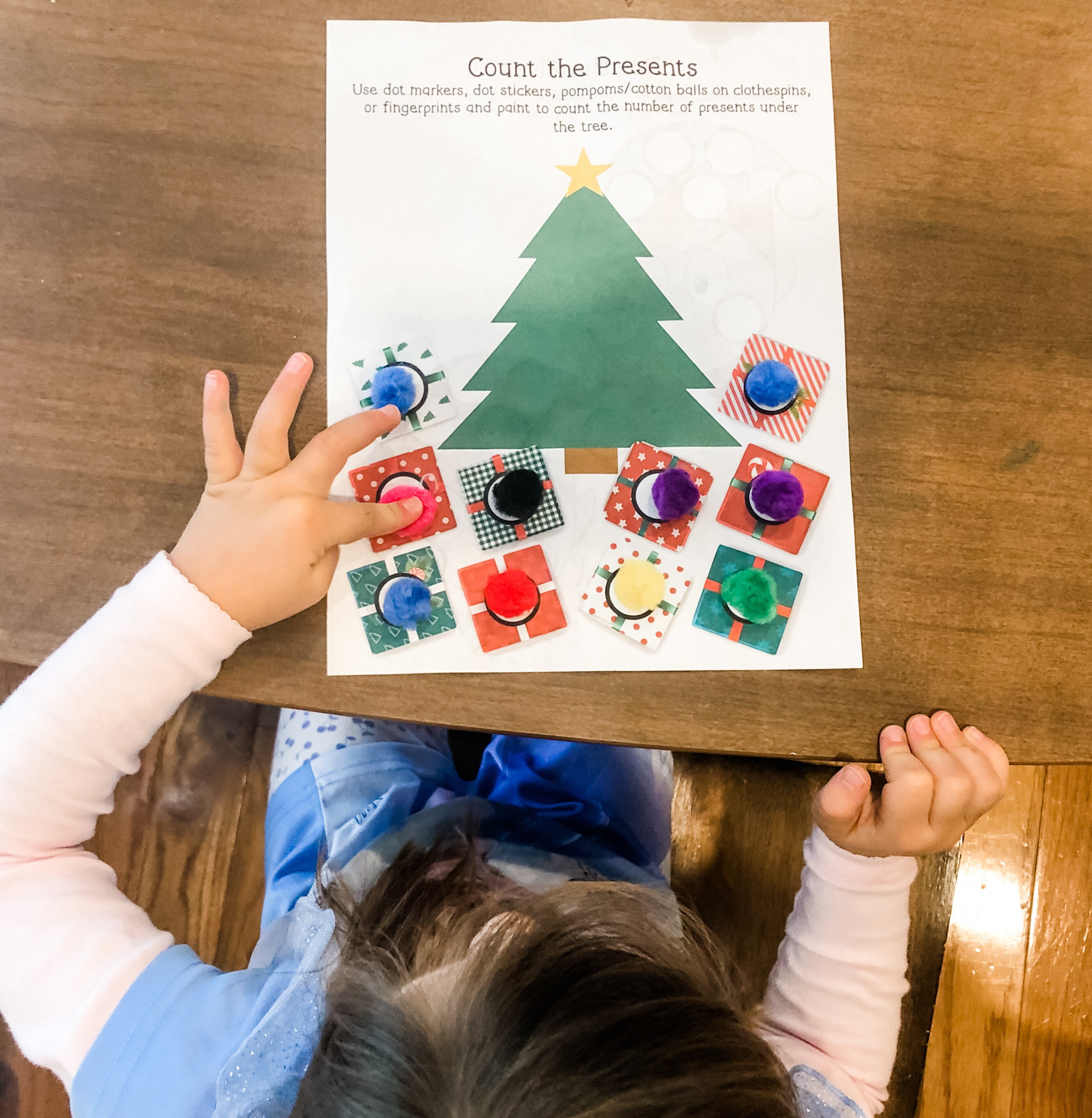 Christmas Toddler Preschool Dot Activity Printables Fine | Etsy