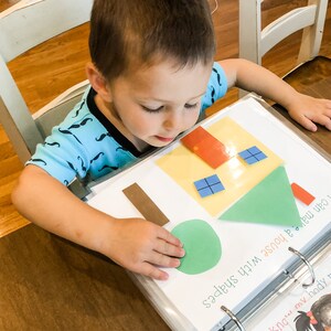 Printable DIY Toddler Busy Binder -quiet Book of Learning and ...