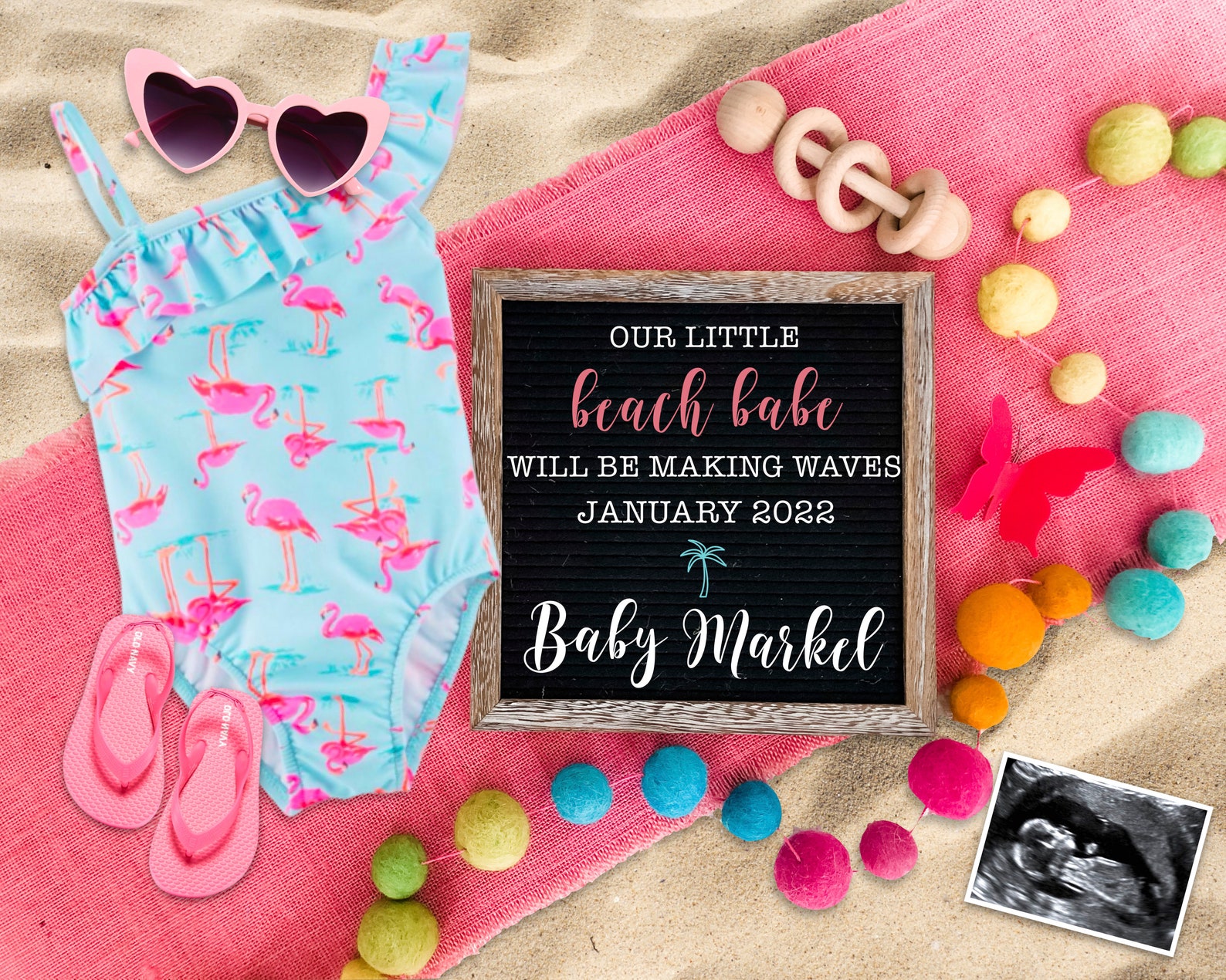 23 Sunshine Filled Summer Pregnancy Announcement Ideas You'll Adore ...