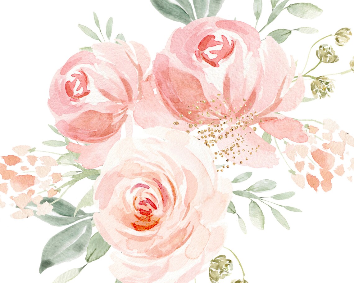 Printable Pink Nursery Wall Decor for Baby Girl Nursery - Etsy