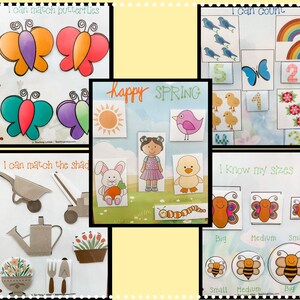 Busy Book Educational Activities - Spring Toddler + Preschool Busy ...