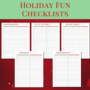 Christmas Planner Printable, Fillable PDF, Printable Organizer for ...