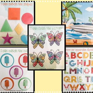 Busy Book Educational Activities - Summer Toddler + Preschool Busy ...