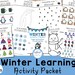 Winter Toddler + Preschool Activity Pack - Coloring, Tracing, Counting ...