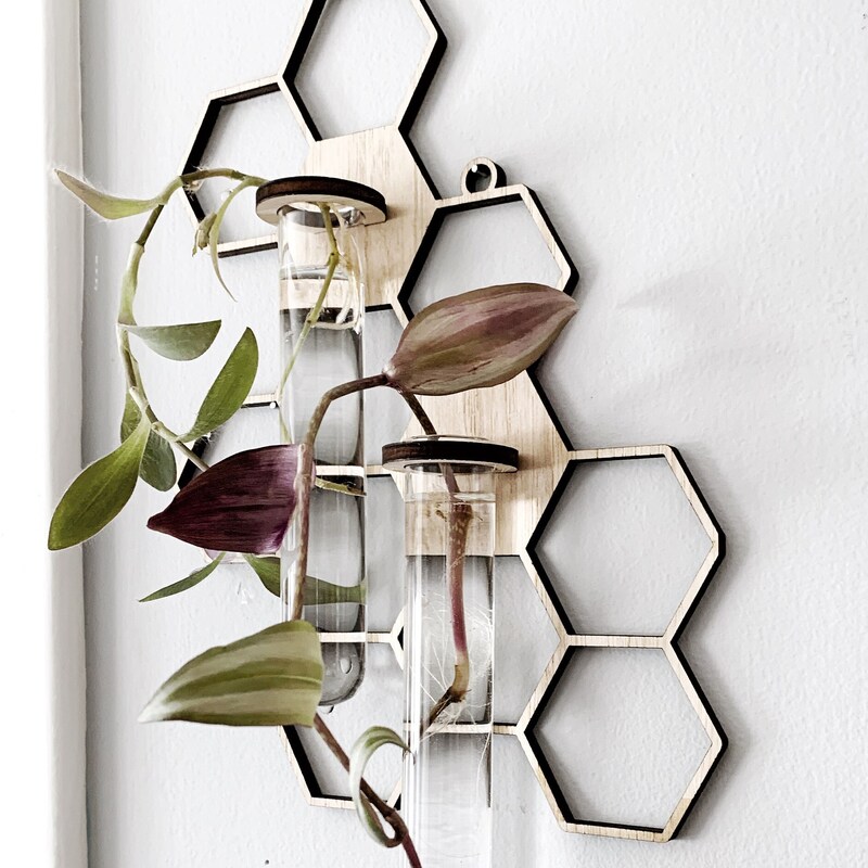 Geometric Wall Planter - Etsy