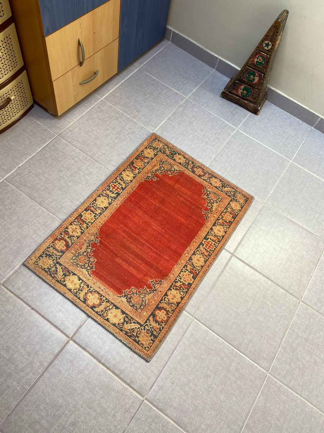 Modern Small Rug, 2x3 Red Small Rug, Decorative Rug, Home Decor Rug ...