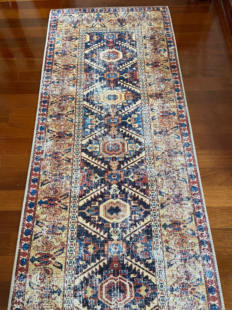 Turkish Runner Rug: Vintage Bohemian Hallway Rug (2.6x10 Ft) - Etsy