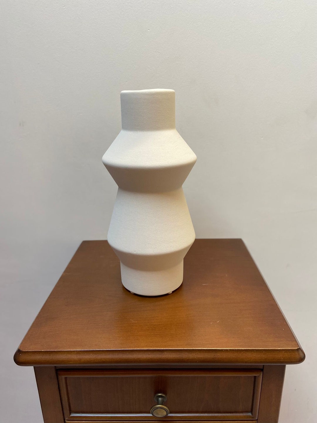 Stone Texture Vase, Handmade Ceramic Vase, Matte Ceramic Vase, Table ...