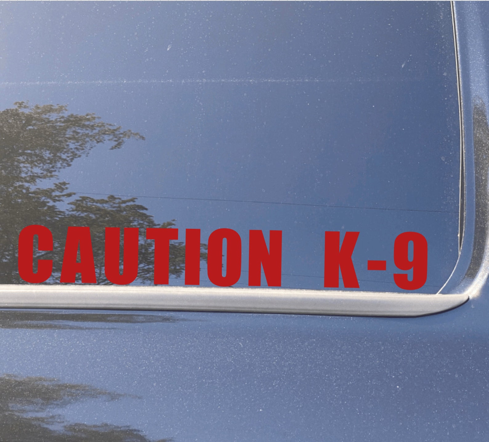 K9 Patrol Car Window Decal / Sticker / K-9 Police Dog / Caution ...