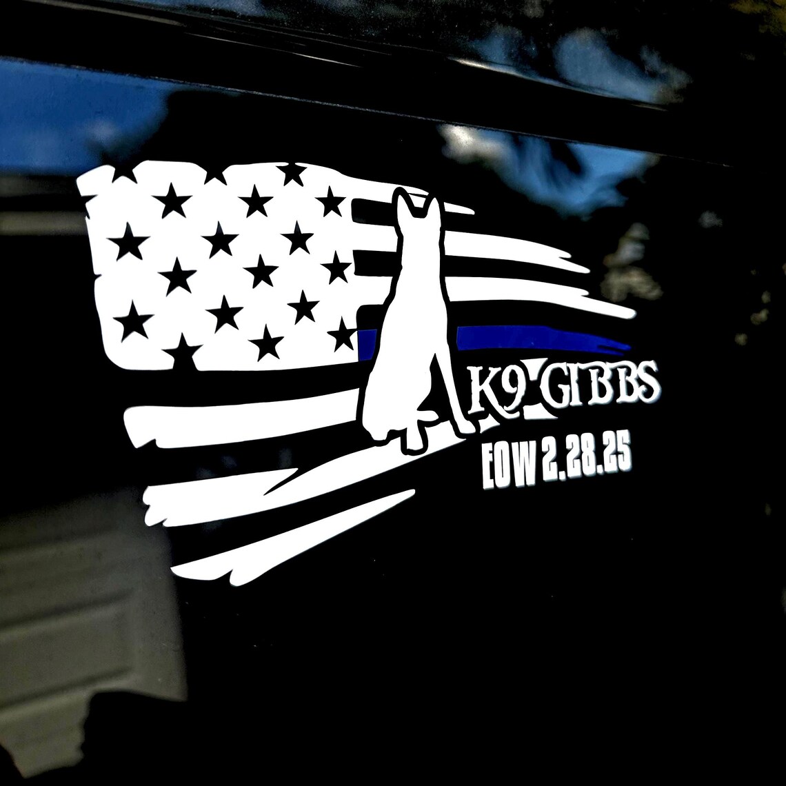 K9 Memorial Decal / K-9 Police Memorial Sticker / Police Dog Decal ...