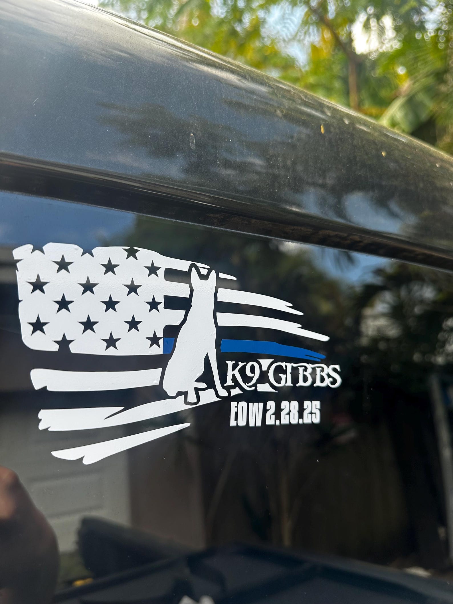 K9 Memorial Decal / K-9 Police Memorial Sticker / Police Dog Decal ...