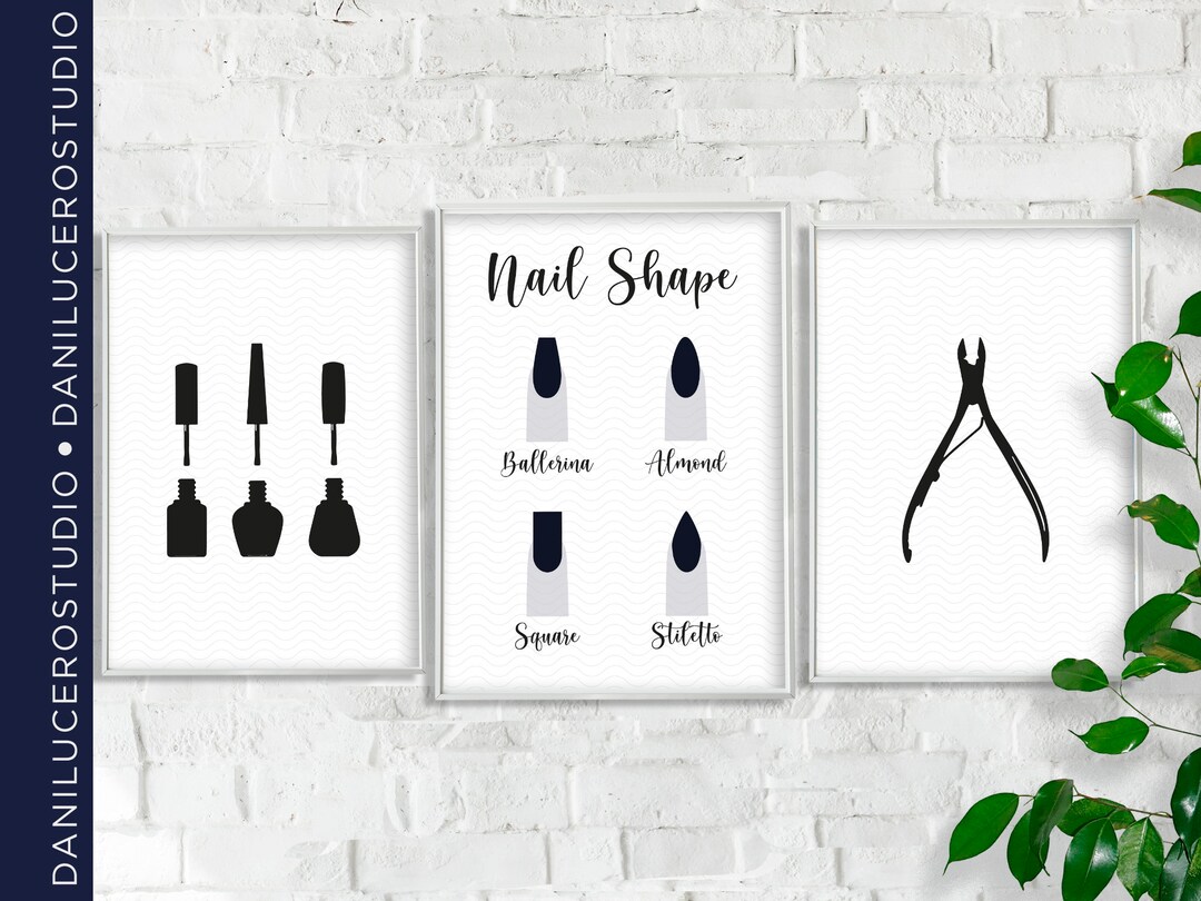 PACK Nail DECOR Nail Salon Decor Beauty Salon Decor Nail - Etsy