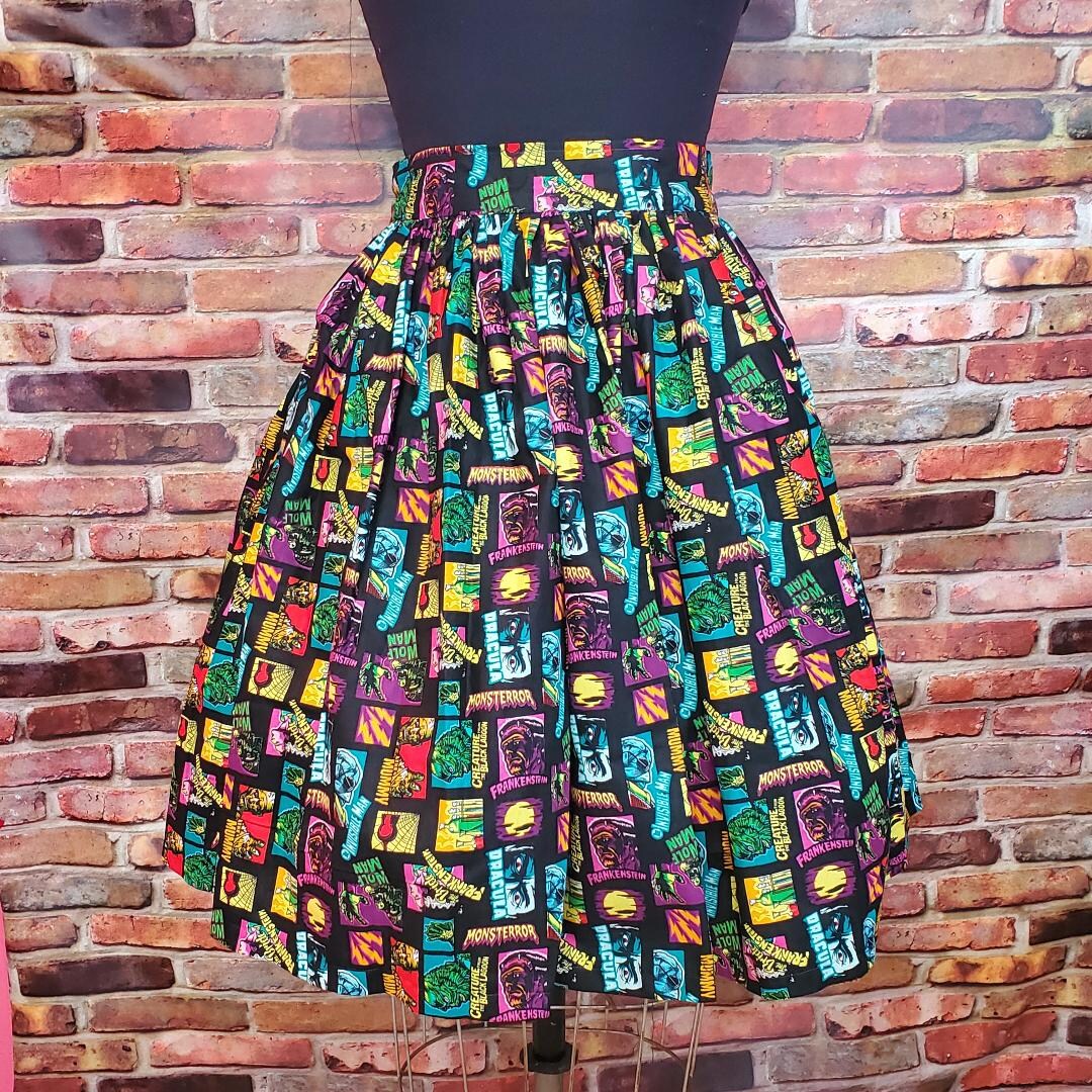 Fearlessly Stylish Handmade Scream Queen Skirt for Halloween and Beyond ...