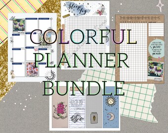 Planner Inserts DIY Planner Weekly Planner Bundle 2 | Etsy