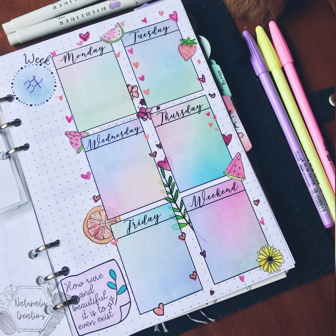 Planner Inserts DIY Planner Weekly Planner Bundle 2 - Etsy