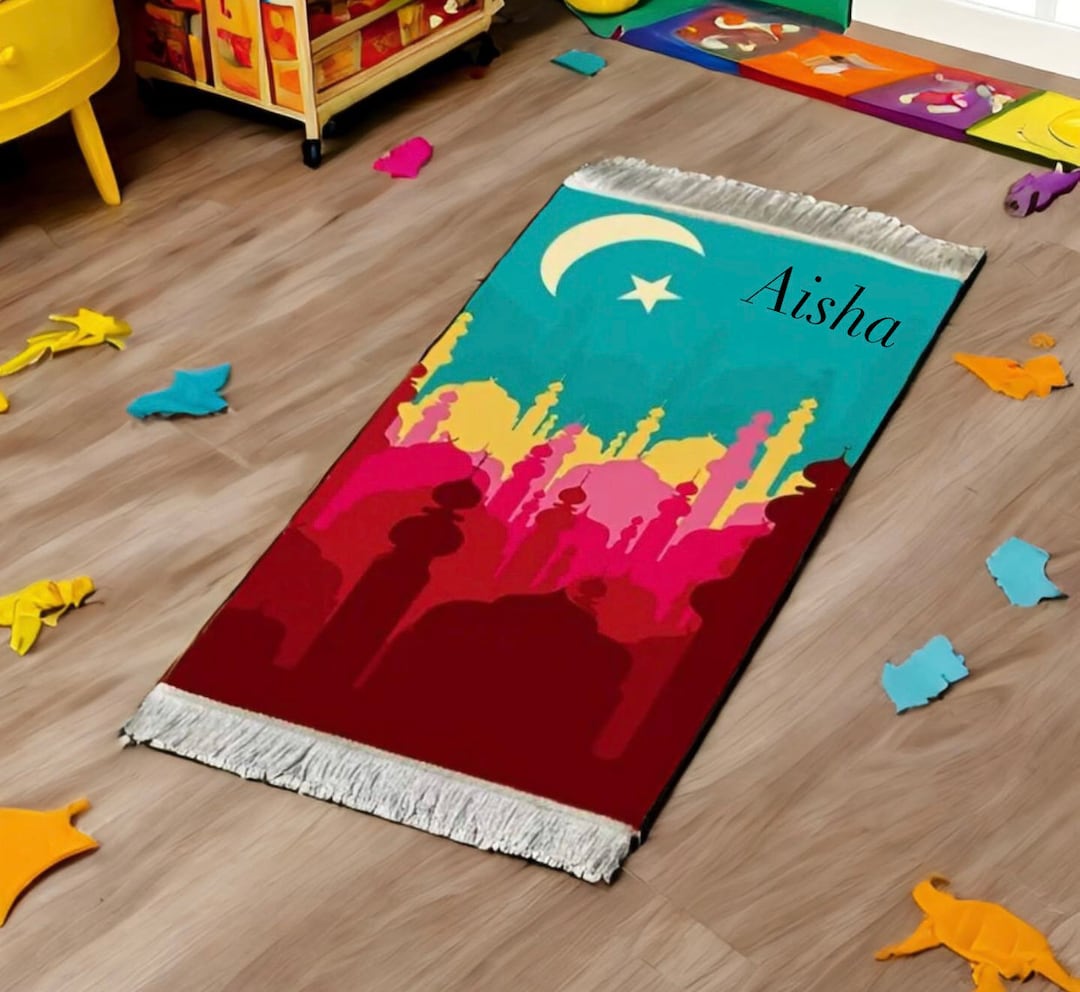 Kids Prayer Mat|islamic Gift|ramadan Gift|muslim Gifts|muslim Prayer ...