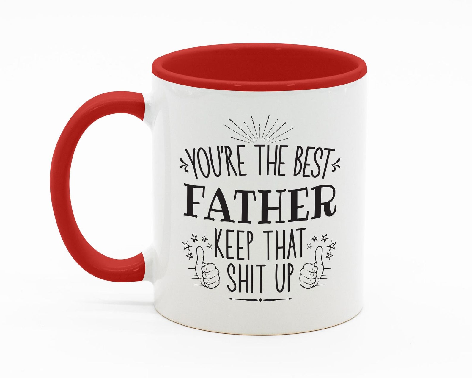 Keep That up Colored Mug Fathers Day Gift From Daughter Son, Dad Coffee ...