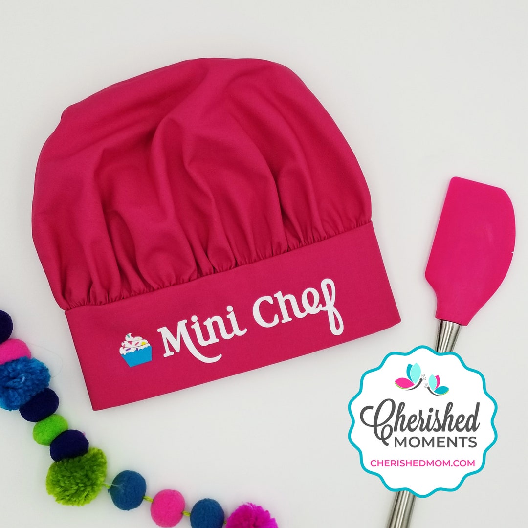 Personalized Kids Chef Hat Kids Cupcake Chef's Hat - Etsy