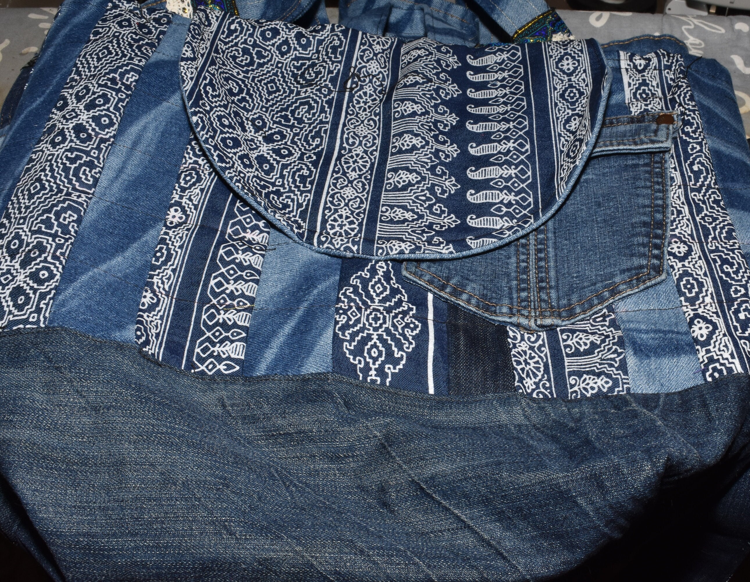 Purse, Denim Jean Bag, Cross Body - Etsy